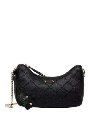Liu Jo Logo-plaque Chain Shoulder Bag - Black