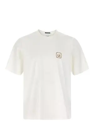 C.P. COMPANY Double-sided Print T-shirt - White