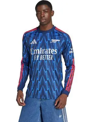 Adidas Arsenal 25/26 Long Sleeve Away Jersey - Night Indigo / Grey Two