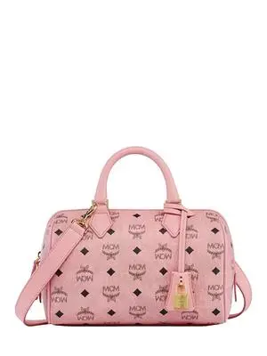 Mcm Ella Boston Bag - Pink