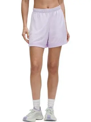 Lululemon Double-layered Mesh Mid-rise 5" Shorts - Lavender Frost/elixir