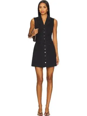 Paige Vida Denim Dress - Black