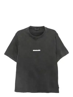 Michael Kors Embellished-logo Cotton T-shirt - Grey