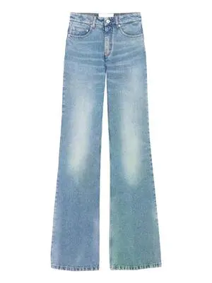 Ami AMI Paris Cotton Flare Fit Jeans Blue