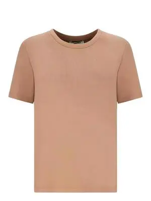 Max Mara Crew-neck Short-sleeve T-shirt - Brown