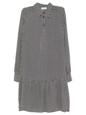 Marc O'polo Geometric Print Mini Dress - Black