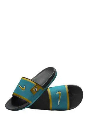 Nike Nike Offcourt Slide Jacksonville Jaguars Blustery/dark Smoke Grey/ochre