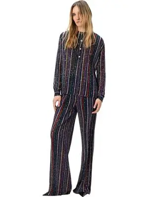 Missoni Chevron Stripe Knit Blouse - Multicoloured