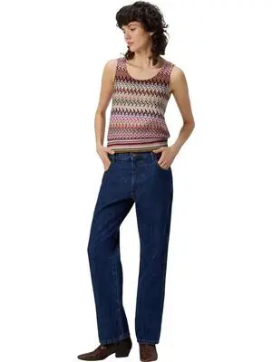 MISSONI Five-Pocket Mid-Rise Denim Pants