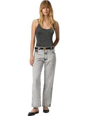 Missoni Tank Top In Viscose And Lamé Blend - Silver