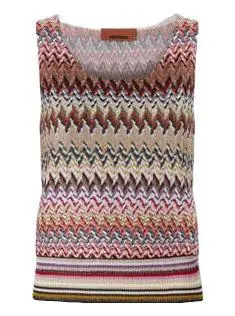 Missoni Zigzag Knit Tank Top - Multicoloured