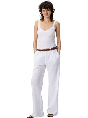 Missoni Tailored Zigzag Knit Pants - White