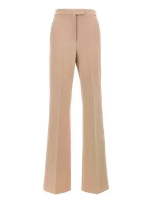 Max Mara Pressed-crease Trousers - Pink