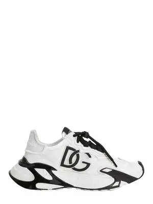 Dolce & Gabbana Logo Detail Lace-up Sneakers - White