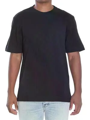 Fendi Ff-monogram Cotton T-shirt - Black