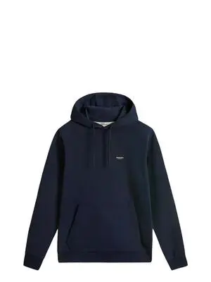 Woolrich Logo Interlock Hoodie - Black