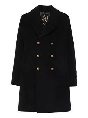 SEALUP Double-breasted Coat - Blue