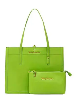 Juicy Couture Logo-plaque Tote Bag - Green