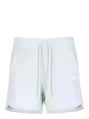 K-WAY Elasticated-waist Logo Shorts - Blue