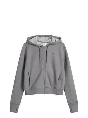 Nike One Therma-fit Hoodie - Carbon Heather