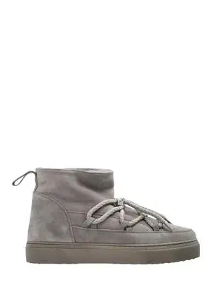 INUIKII Lace-Up Suede Boots