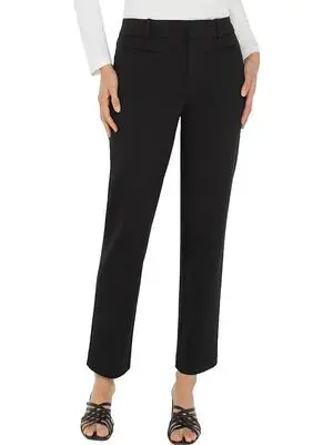 LIVERPOOL Holly Ponte Pants - Black