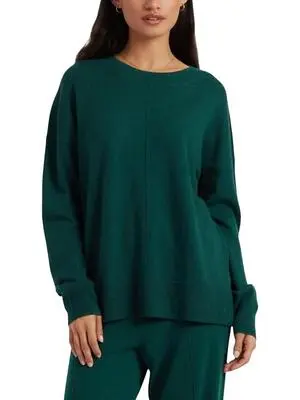 Chinti & Parker Slouchy Wool Cashmere Sweater - Emerald