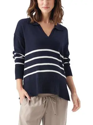 RIPE MATERNITY Lori Nursing Knit Sweater - Navy
