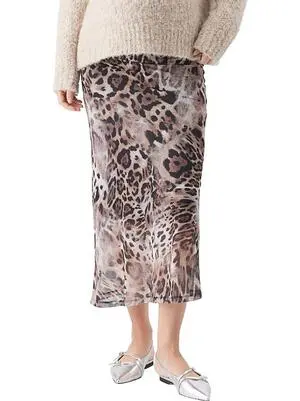 RIPE MATERNITY Savannah Mesh Skirt - Latte