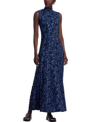 Proenza Schouler White Label Valentina Maxi Dress - Navy/slate