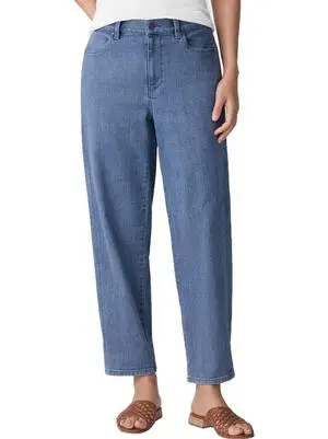 Eileen Fisher Ankle Lantern Jeans - Classic Indigo