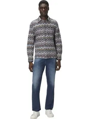 Missoni Long-sleeve Geometric Zigzag Shirt - Multicoloured
