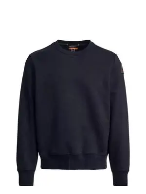 PARAJUMPERS Logo-patch Crew-neck Sweatshirt - Black