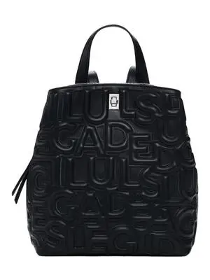 Desigual Mini Faux Leather Backpack - Black