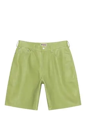 StÜssy Leather Short - Lime