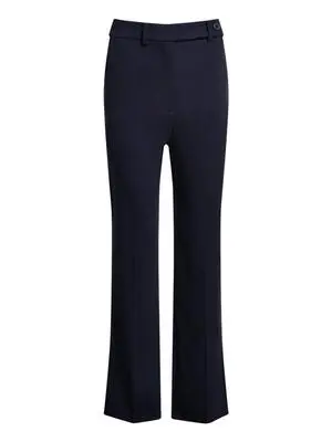 Claudie Pierlot Pixiabis Pleated Wide Leg Trousers - Blue