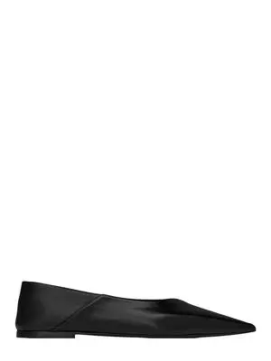 Saint Laurent Nour Ballet Flats - Black