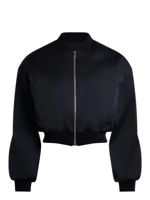 MAJE Cropped Bomber Jacket
