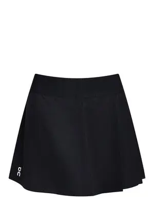 On Pleated Court Tennis Skirt Black