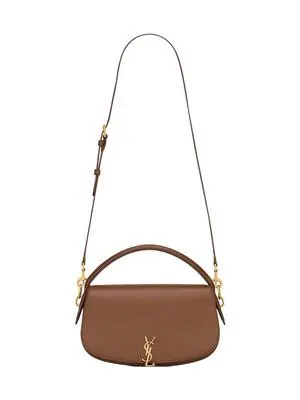 Saint Laurent Voltaire Top-Handle Bag Brown