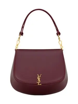 Saint Laurent Voltaire Top-handle Bag - Burgundy