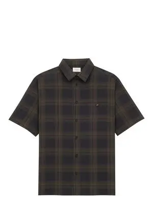SAINT LAURENT Cotton Tartan Shirt