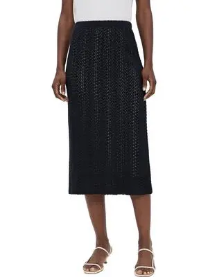 Vince Midi Knit Skirt - Coastal