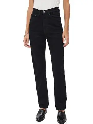 DL1961 Kristy Cigarette High-rise Jeans - Black (vintage)
