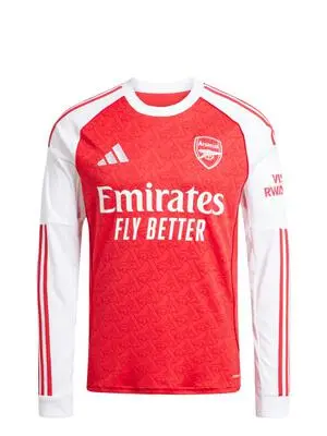 Adidas Arsenal Fc 25/26 Home Long Sleeve Jersey - Better Scarlet / White / Soccr-arl-aar