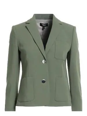 Theory Single-breasted Blazer - Green