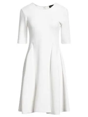 Emporio Armani Mini Flared Dress - White