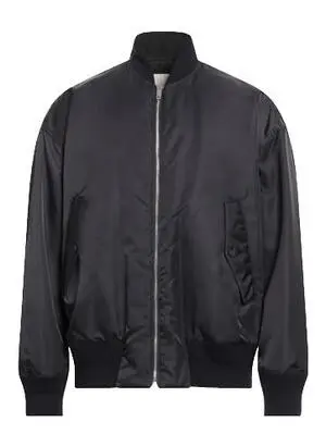 Emporio Armani Jacket In Polyamide, Cotton And Elastane - Blue