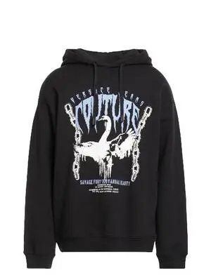 Versace Cotton Fleece Hoodie - Black