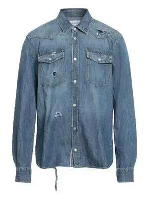 DEPARTMENT 5 Denim Shirt Size Cotton - Blue